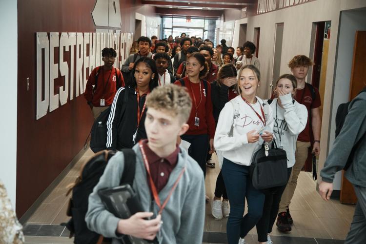After Hurricane Ida's ravages, Destrehan High is transformed ...