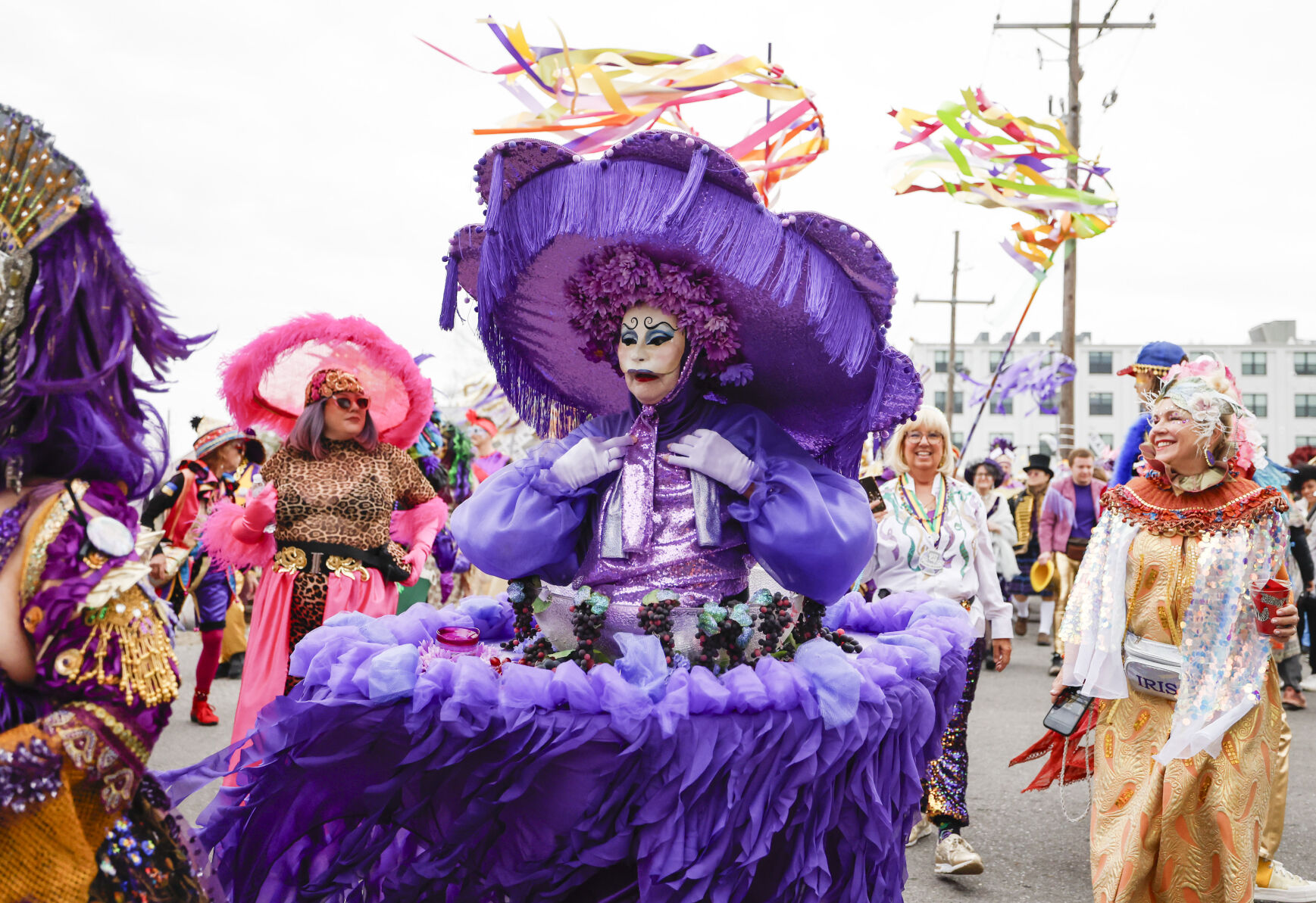 Society of St. Anne parade marches in New Orleans streets | Mardi Gras ...
