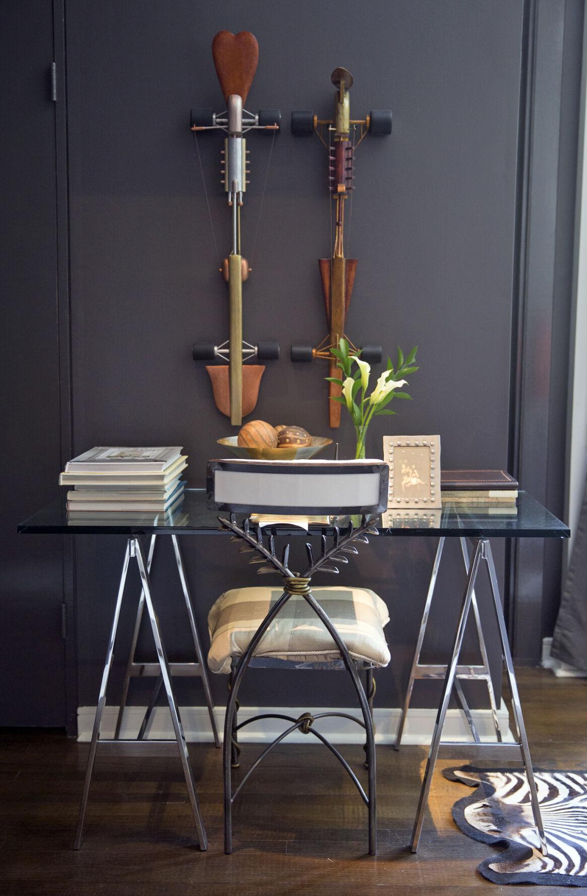 Artist Mario Villa, known for his furniture, paintings, sculpture and ...