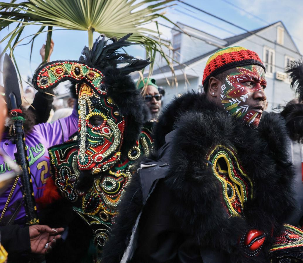 Baby Dolls and Black Masking Indians dance on Mardi Gras Day | Photos ...