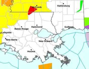 Parts of Amite Parish under tornado warning, forecasters say | Weather ...