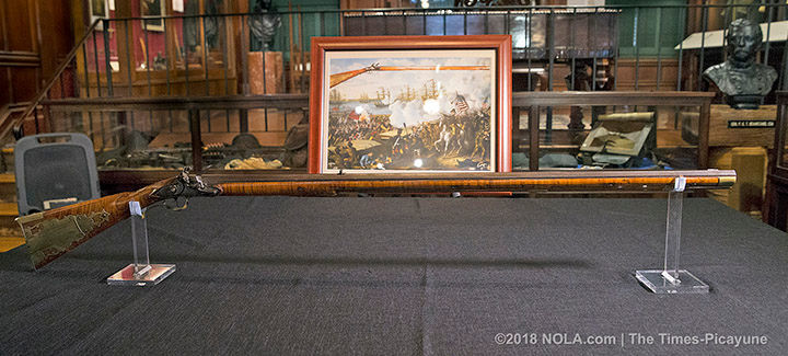 Battle of New Orleans rifle 'hiding in plain sight' for over 30 years ...