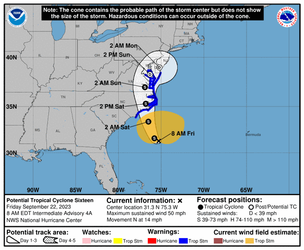 Southeastern U.S. braces for potential tropical storm | Hurricane ...