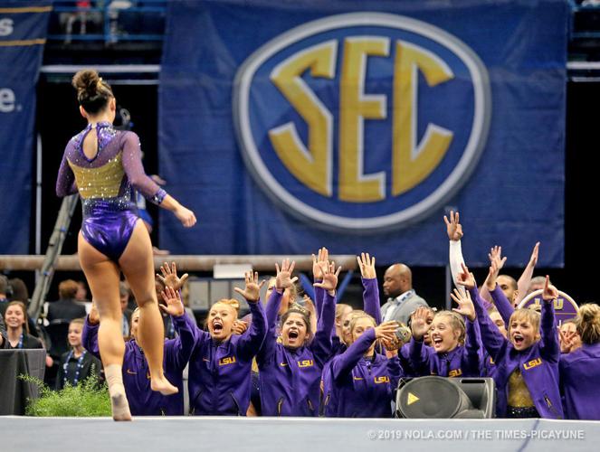 See the photos as LSU's Sarah Finnegan scores perfect 10 at SEC ...
