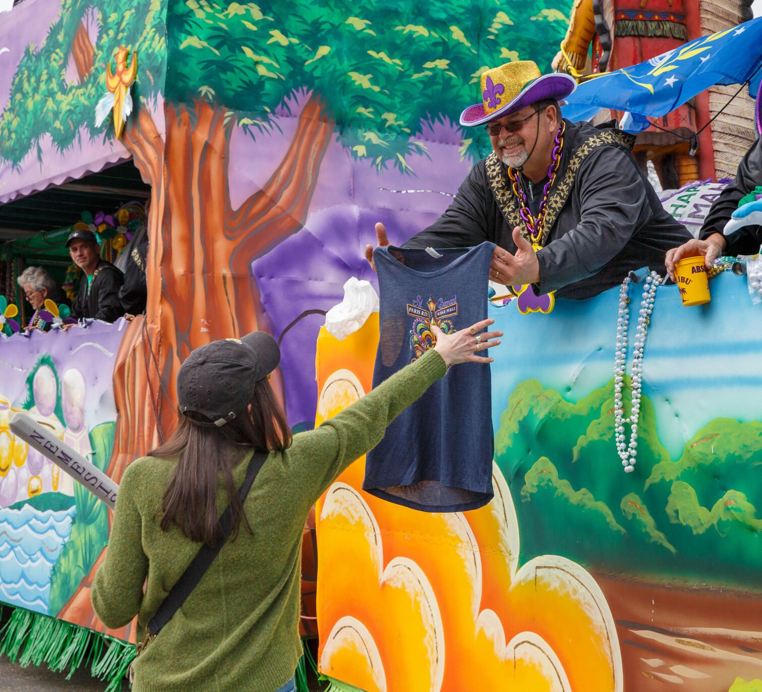 Check out the photo of the Knights of Nemesis parade rolling in ...