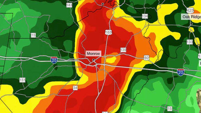 Report: Tornado touches down in Monroe, causing damage to homes ...