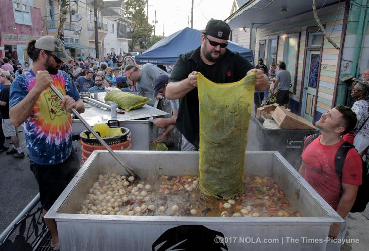 The fifth annual Jamie's Big A** Party on Oak St. in New Orleans ...