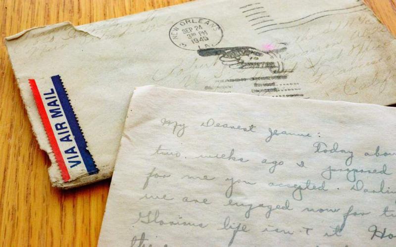 Across years and miles, wartime letters speak to couple’s family ...