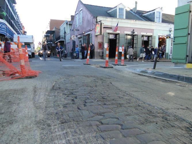 What's beneath Bourbon Street? Repaving project unearths layers of ...