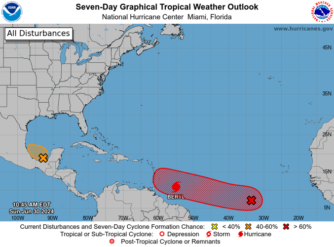Beryl makes history as first Cat 4 hurricane to form in June ...