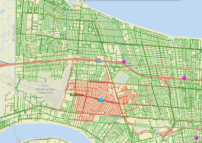 Power restored to nearly 8,000 after large outage in Kenner, Metairie ...