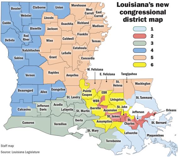 Louisiana Legislature passes new Congressional map | Local Elections ...