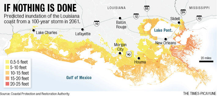 Louisiana coastal restoration 50-year blueprint released | Environment ...