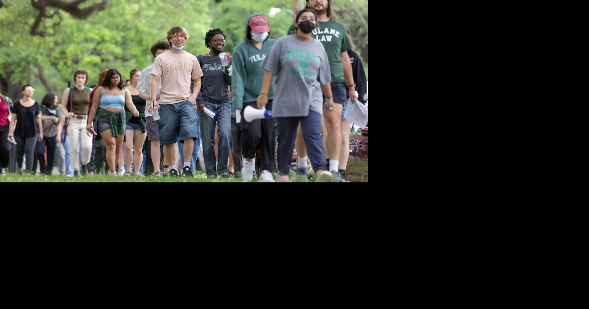 Photos: More than 800 students sign demand letter to Tulane after pro ...