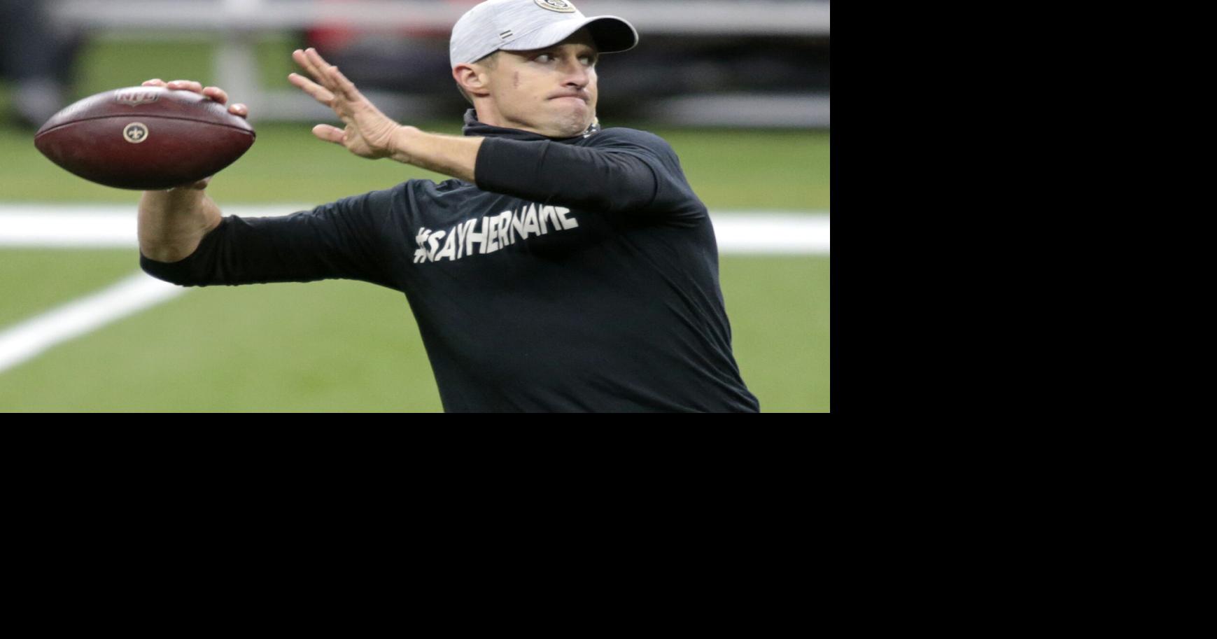 Drew Brees explains why he can't throw with right arm | Saints | nola.com