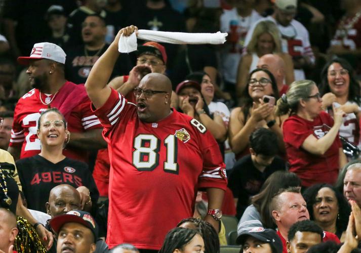 San Francisco 49ers cover Superdome in sea of red at Saints | Saints ...