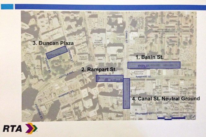 4 sites for New Orleans RTA's proposed Downtown Transit Center: Do you ...