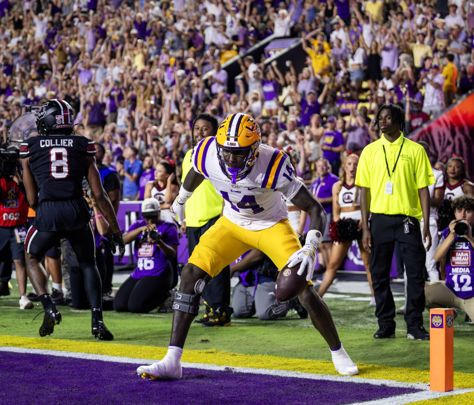 LSU football's Trey'Dez Green shined against South Carolina | LSU ...
