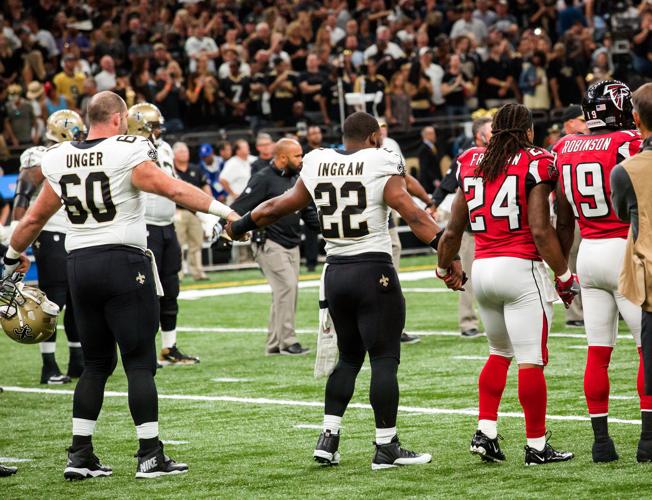 Photos: Not a pretty sight … Falcons crush Saints on Monday Night ...