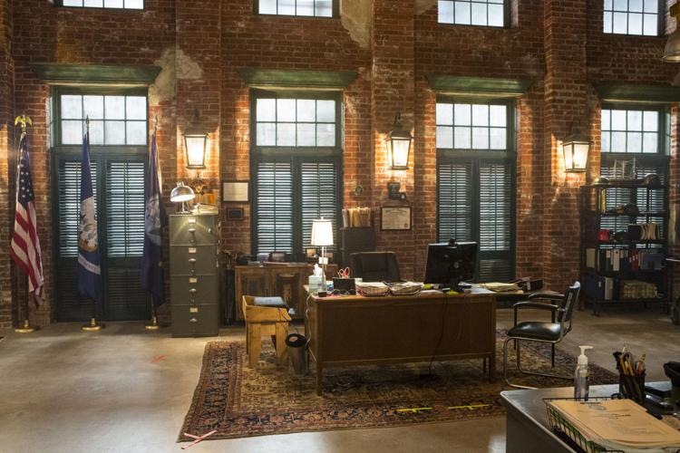 A visit to the 'NCIS: New Orleans' squad room, kitchen and courtyard ...