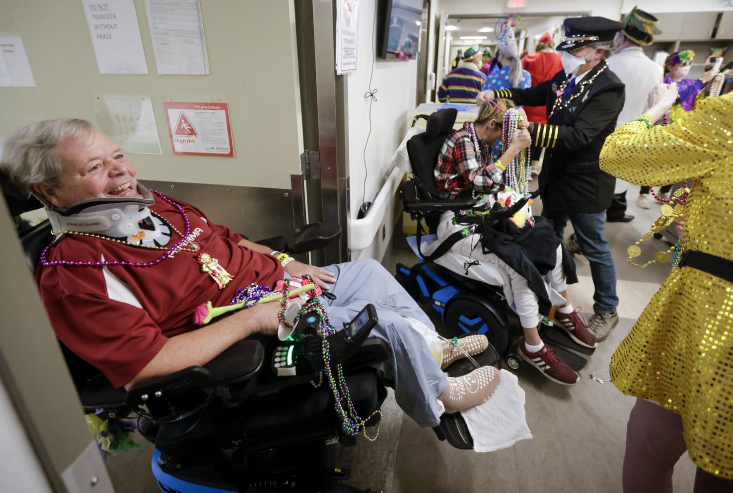 Photos: Mardi Gras Mitzva Makers bring Carnival to patients at Touro ...