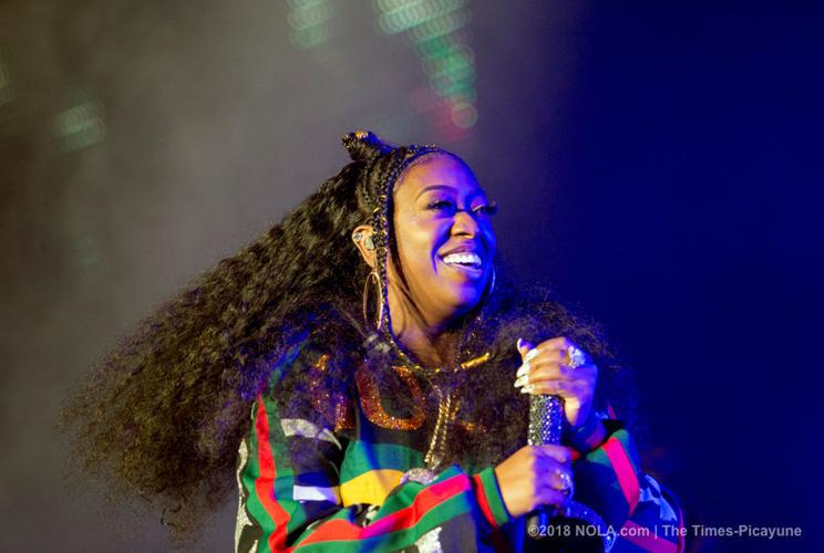 Queen Latifah's team of pioneering female rappers rule Essence Fest ...