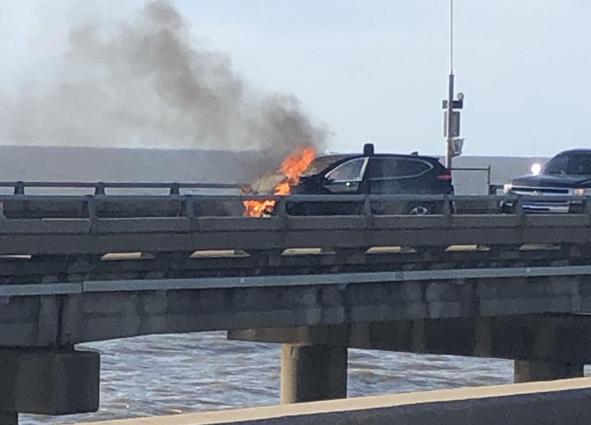 Causeway reopens both ways following crash, fire | Traffic | nola.com