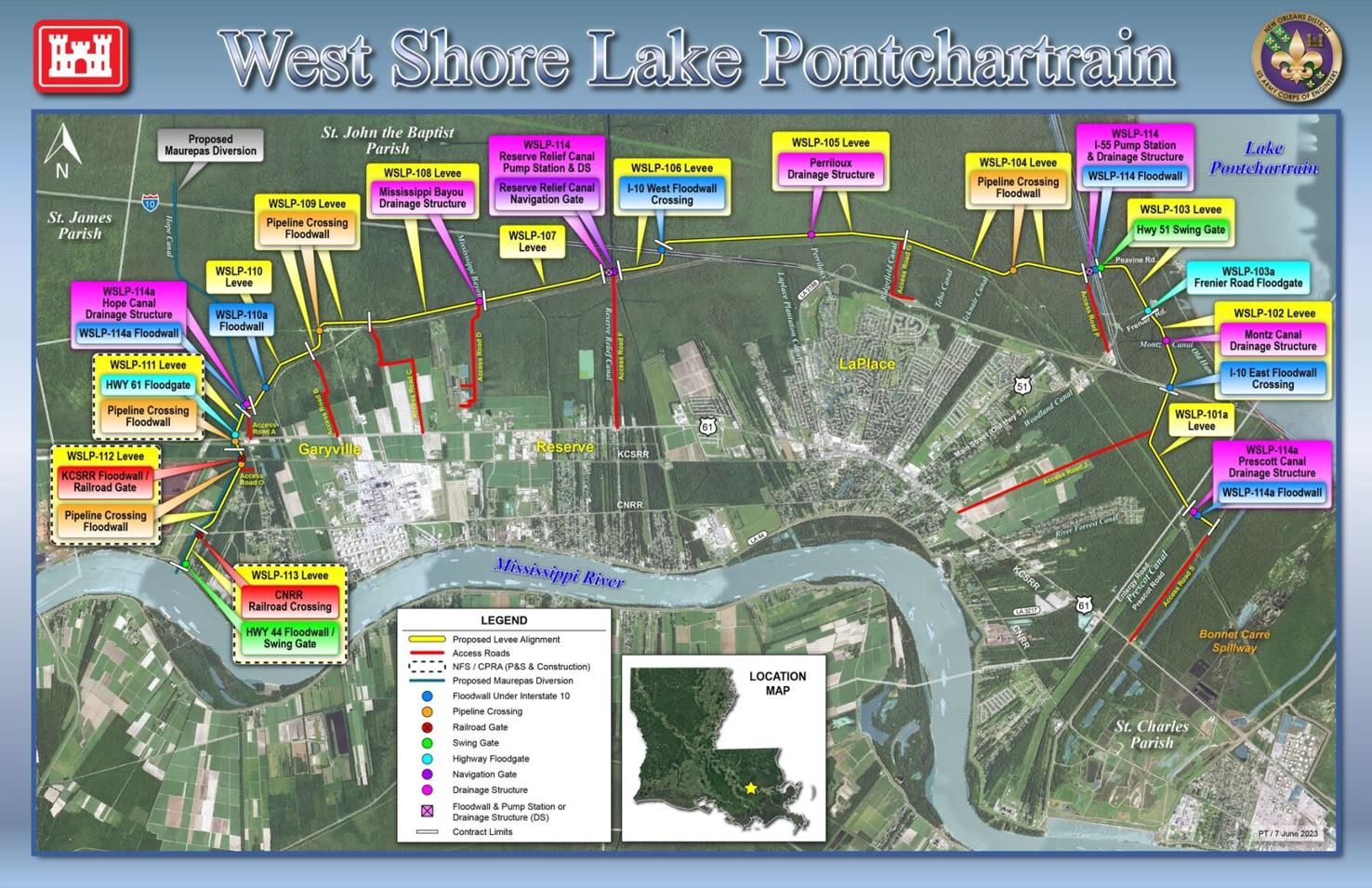 Corps awards 3 West Shore levee contracts for $111 million ...