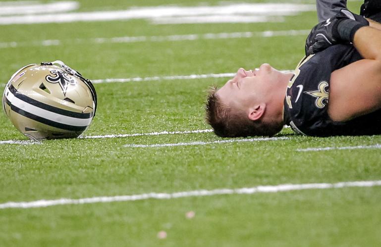 Saints defensive tackle Mitchell Loewen suffered high ankle sprain ...
