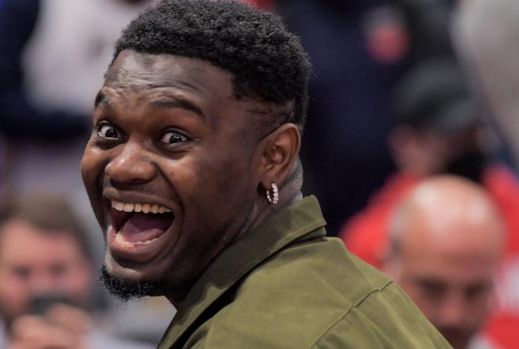 Pelicans' Zion Williamson shows off fit physique after playing hoops ...