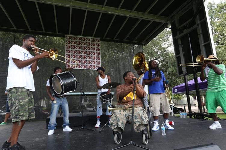 Dizzy bat relay race and bocce were just two of the games at Romp ...