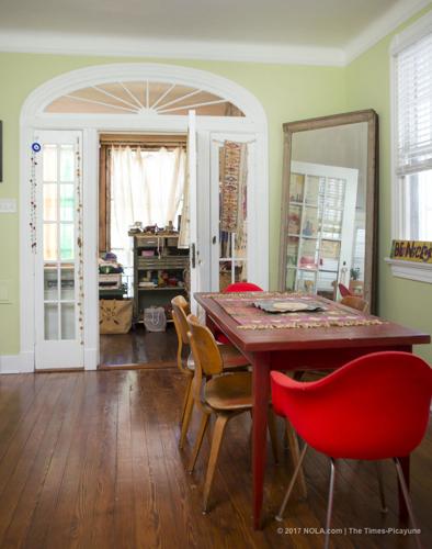 This 1910 Bywater cottage has it all: retro touches, bright folk art ...