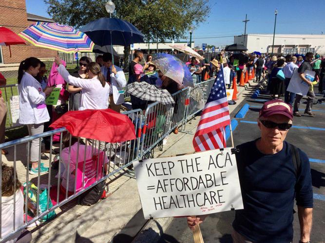 'You work for us': Rowdy crowd meets Sen. Bill Cassidy at Metairie town ...