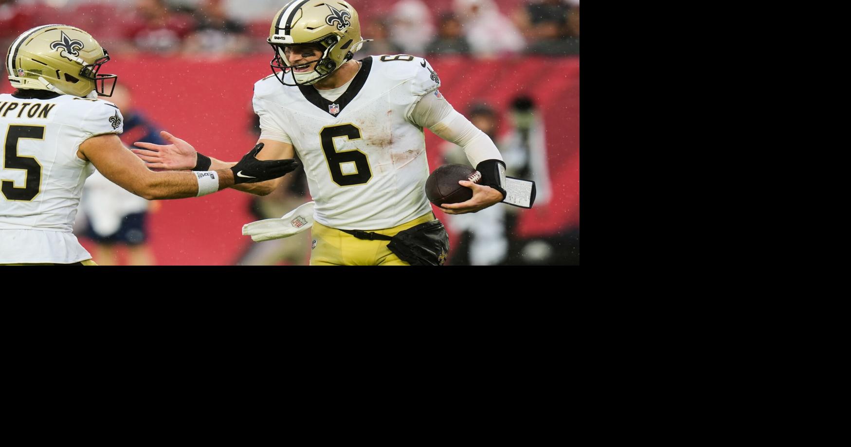 Saints QB Tyler Shough praised after breakout game vs. Bucs | Saints ...