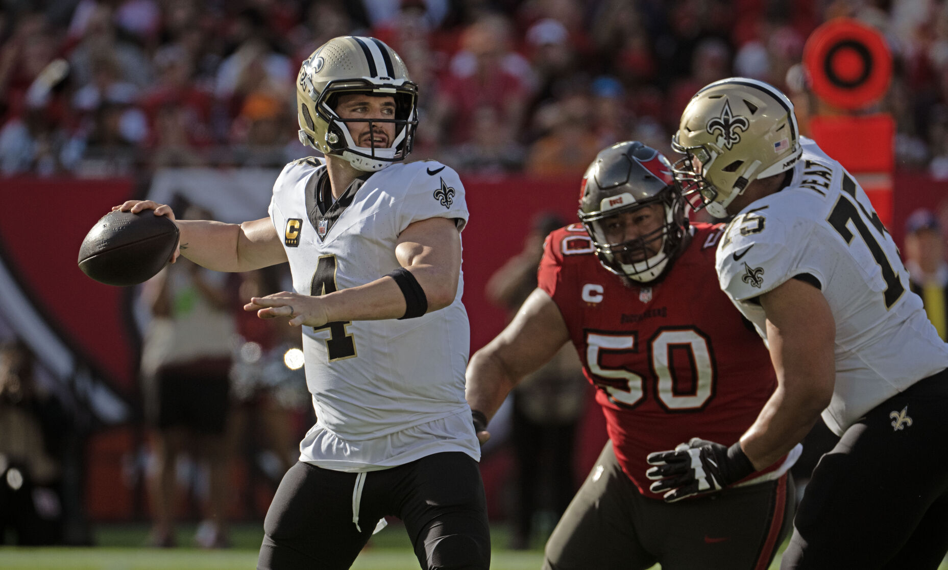 Derek Carr's first playoff run ended with a broken leg | Saints | nola.com
