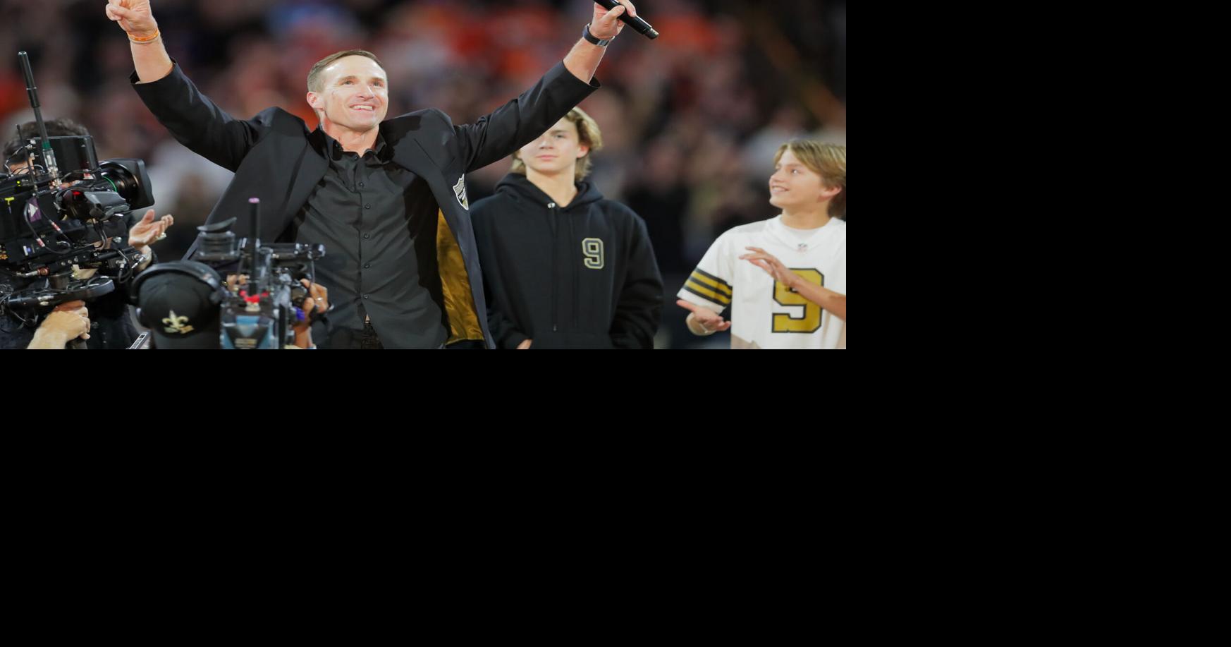 Photos: Drew Brees, Sean Payton, baghead and some football, Thursday ...