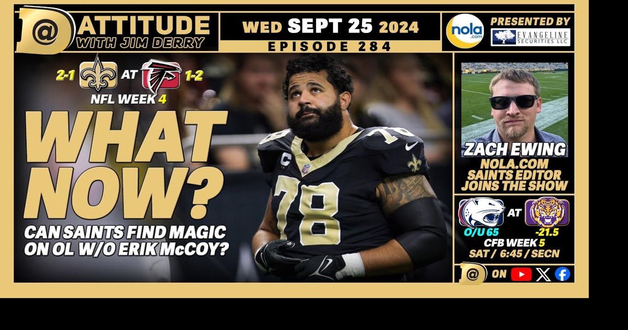 Erik McCoy will miss 6 to 8 weeks for Saints: Dattitude Pod | Sports ...