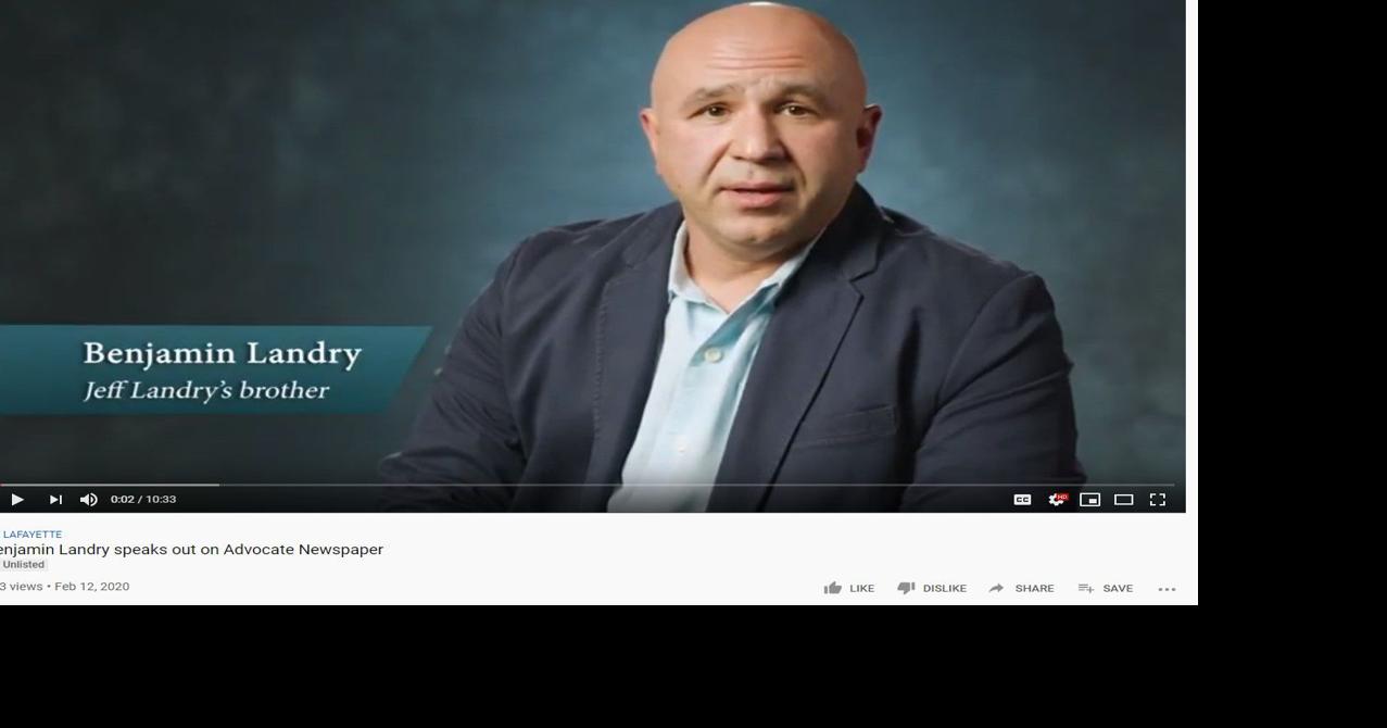 Jeff Landry and his brother attack story before publication in unusual ...