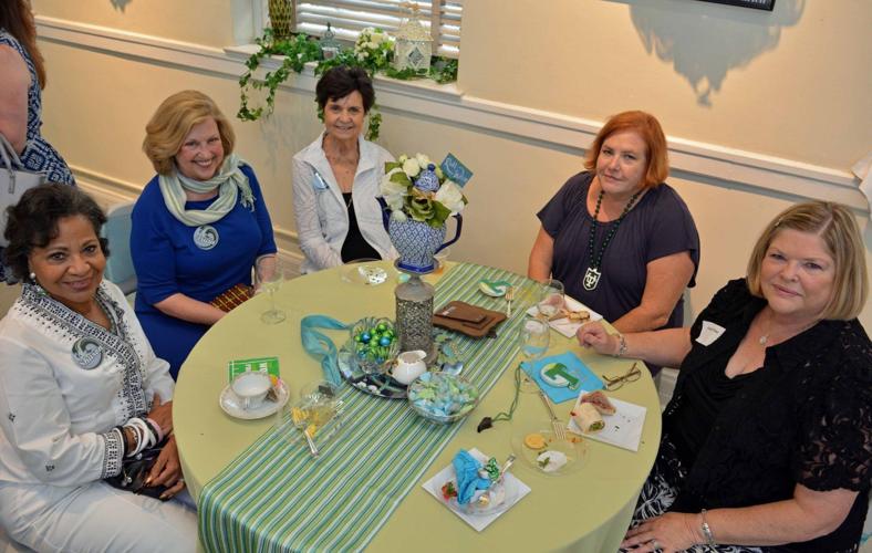 Green and blue all over at Tulane University pre-season tea | Parties ...