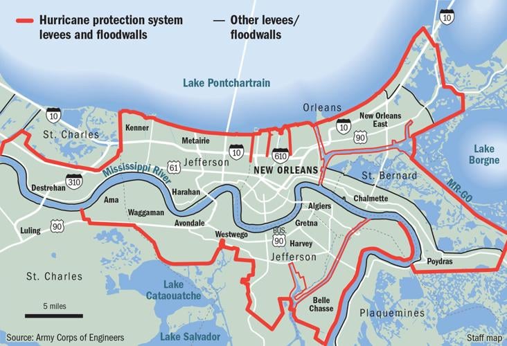 Louisiana coastal projects allowed to offset levee costs | Environment ...