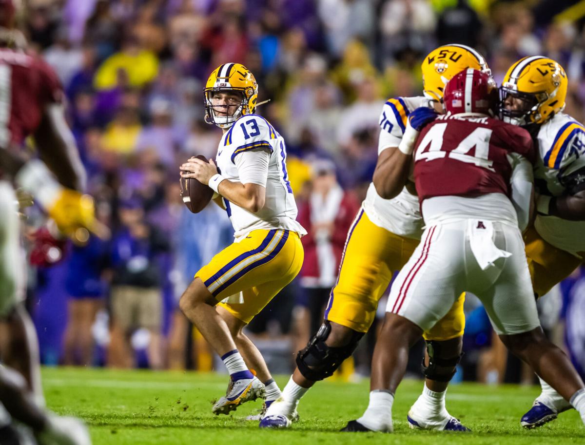LSU not changing QBs after Garrett Nussmeier's interceptions | LSU ...