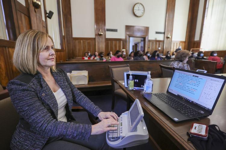 If you talk too fast, it's your 't-p-a-u-l-t' (fault); Court reporters ...