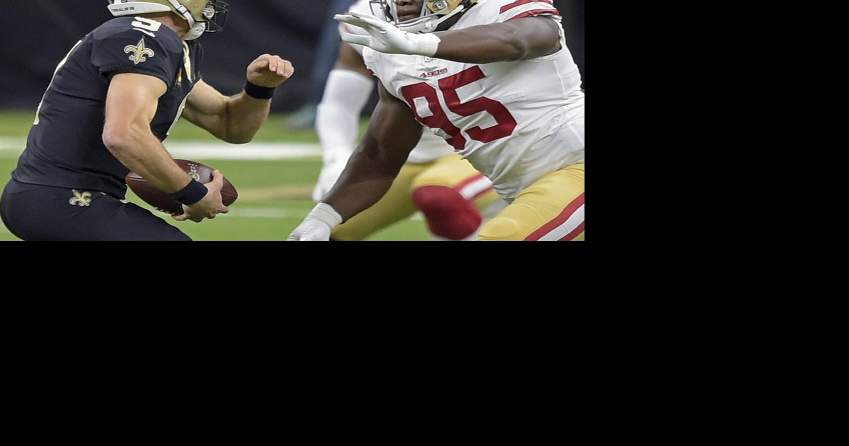 Photos: New Orleans Saints QB Drew Brees ribs fractured after hard sack ...