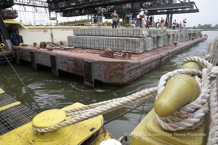 U.S. Army Corps of Engineers installs new concrete stabilization mats ...