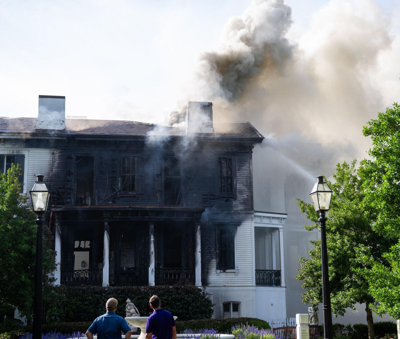 plantation fire faces