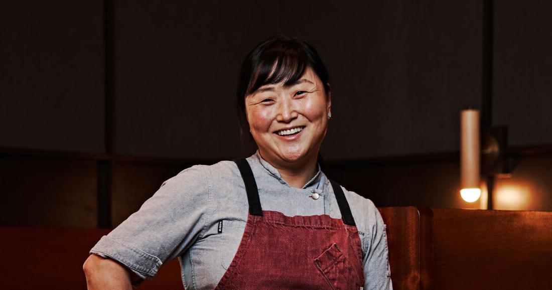 Chef Ann Kim of Garden & Gun Club cooks at Gianna at NOWFE | Food and ...