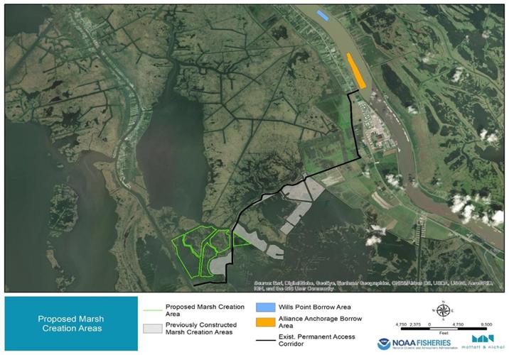 These projects will build 11 square miles of new Louisiana wetlands by ...
