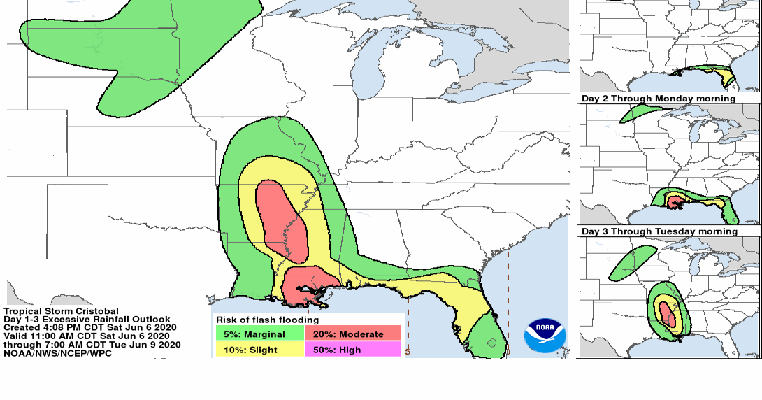 Flash flood risk | | nola.com