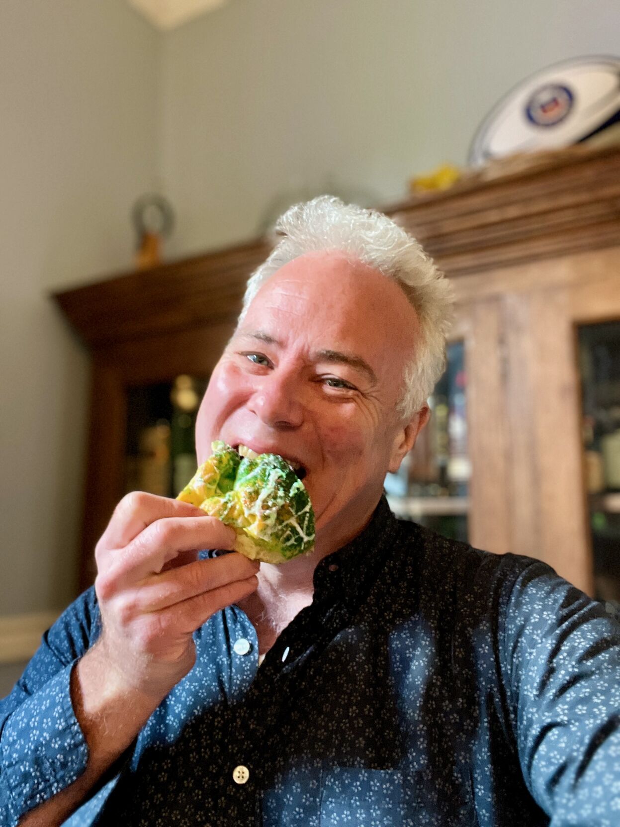 Ian McNulty tries the new Hubig's pie cream cheese king cake | Where ...