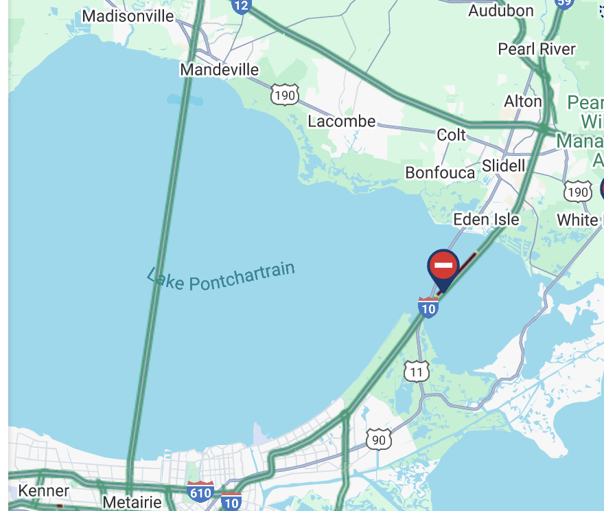 Vehicle fire blocks all lanes of I-10 west near Twin Span | News | nola.com